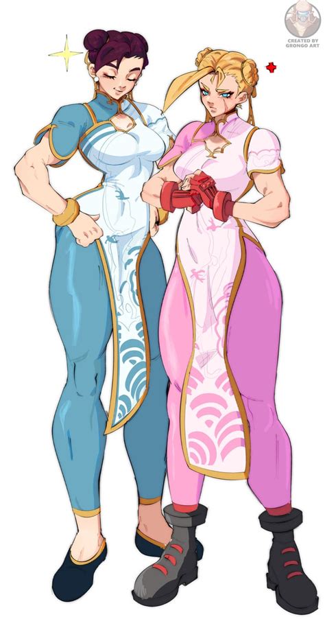 Chun Li And Cammy By Grongoa Rchunli