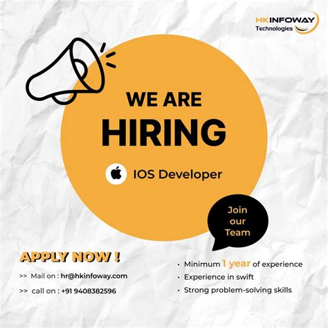 Hkinfoway Technologies On Linkedin 🚀were Hiring Join Our Dynamic Team Today Dont Miss Out