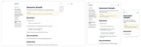 Sphinx Themes Gallery
