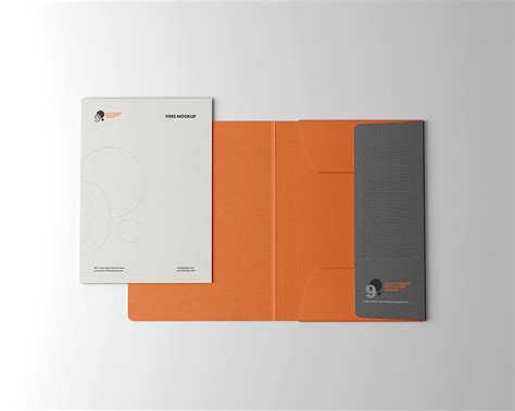 Free A4 Letterhead Folder Mockup Mockuptree