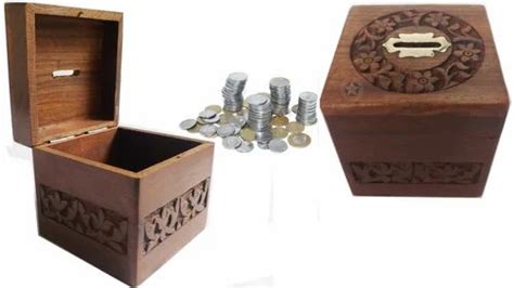 Brown Wooden Money Box At Rs 1748 Piece In Bijnor Id 26036420973