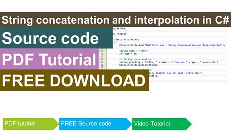 String Concatenation And Interpolation In C