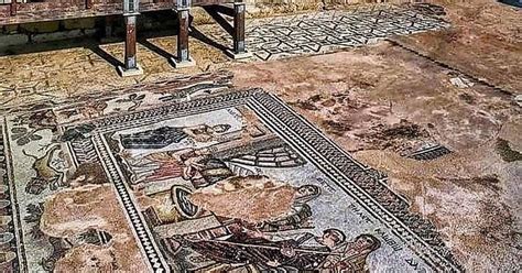 The First Bath Of Achilles A Roman Mosaic 5th Century Ad From The House Of Theseus In Kato