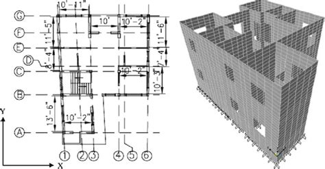 Architectural Floor Plan Grid Lines