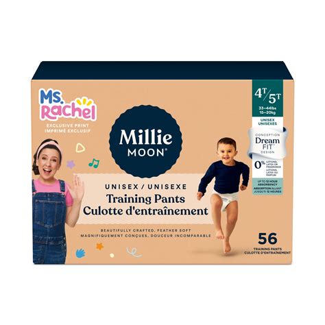 Millie Moon Ms Rachel Training Pants Size 4t 5t 56 Count Walmartca