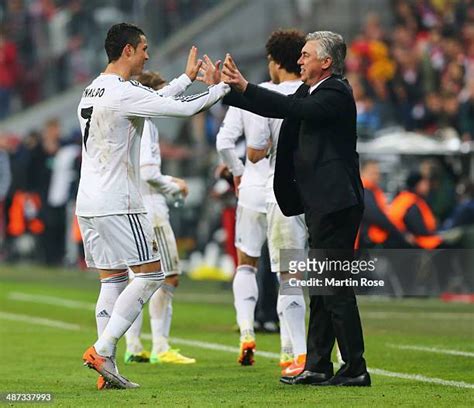 Cristiano Ronaldo Carlo Ancelotti Photos And Premium High Res Pictures