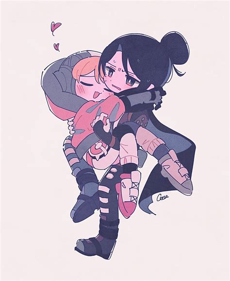 Wattson And Wraith Apex Legends Drawn By Cfcult7825 Danbooru