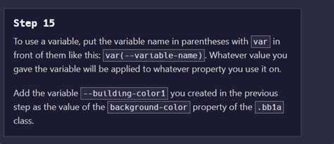 Learn CSS Variables By Building A City Skyline Step HTML CSS The FreeCodeCamp Forum