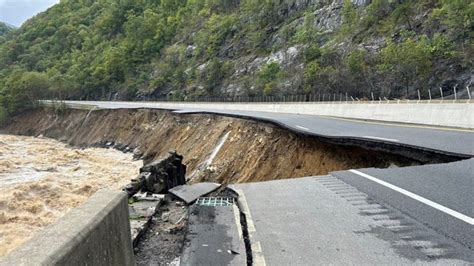 I 40 Collapses After Catastrophic Rains In North Carolina Fox Weather
