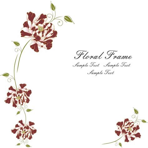 Premium Vector Loral Frame Blue Back Ground Invitation Card Wedding