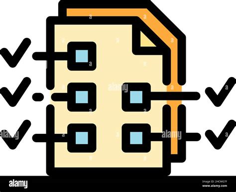 Assignment Checklist Icon Outline Assignment Checklist Vector Icon