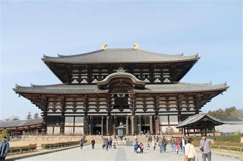 Premium Photo A Large Wooden Temple
