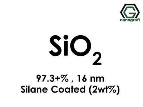 silicon dioxide sio2 nanoparticles purity 97 3 wt size 16 nm