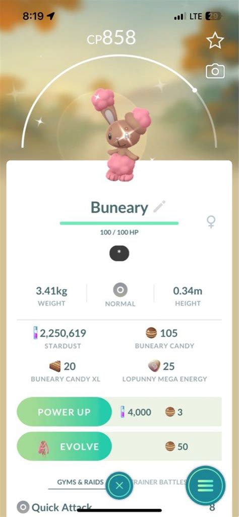 Shiny Buneary Pokemon Go Video Gaming Gaming Accessories In Game Products On Carousell