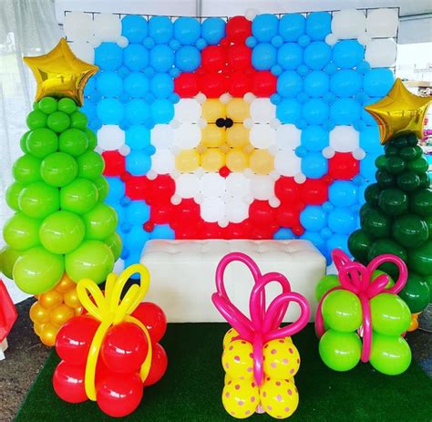 Decoraciones De Navidad Con Globos
