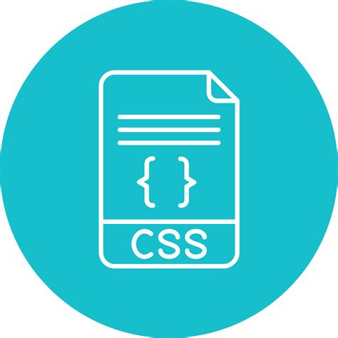 ícone de fundo do círculo de linha css Vetor no Vecteezy