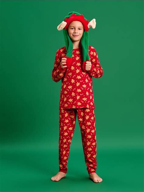 Pijama din două piese Culoare roșu SINSAY ZD118 33X