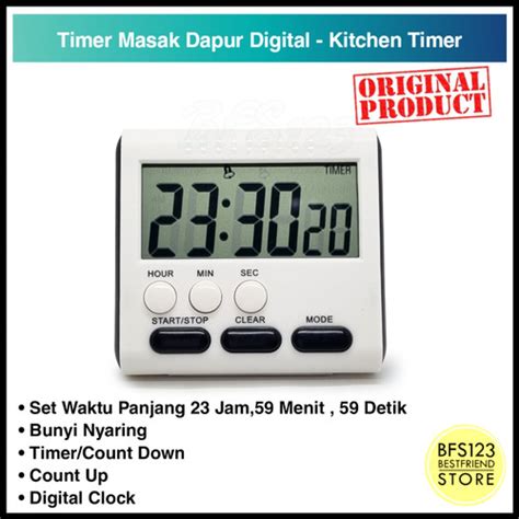 Jual Timer Masak Dapur Digital Kitchen Timer Cooking Kab Bogor Bfs Tokopedia