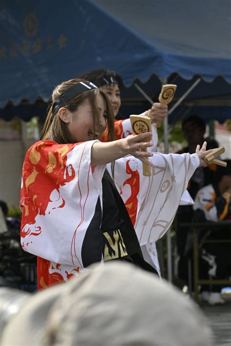 きよぴ On Twitter 第19回犬山踊芸祭 ちゃわん娘 作品の中～後半あたりから視界に100％入るので 元気いっぱいな姿を撮りました