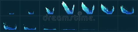 Water Splash Sequence Stock Illustrations 173 Water Splash Sequence Stock Illustrations