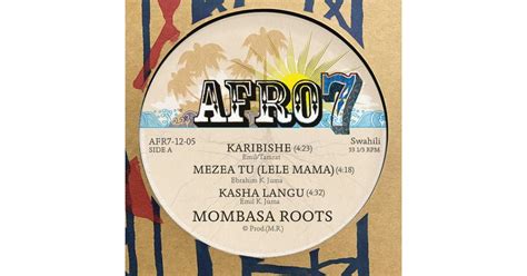 Ep Mombasa Roots 12 Music Mania Records Ghent