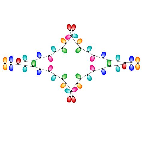 Colorful String Light Vector String Light Led String Lights Colorful Light Png And Vector