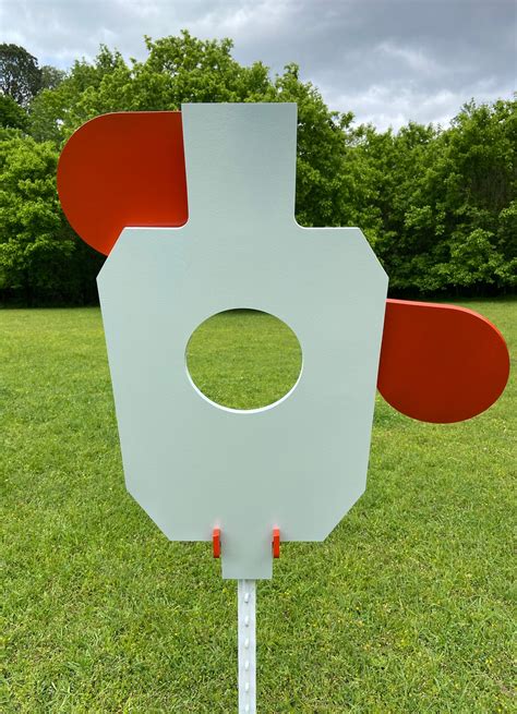 Magnum Target Full Size 3 8 Ar500 Idpa Steel Reactive Hostage Shootin
