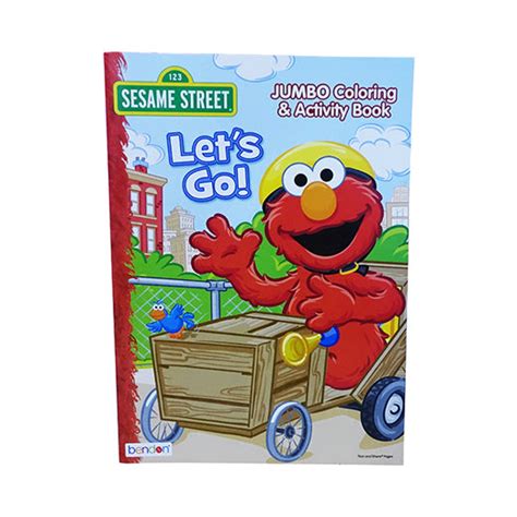 123 Sesame Street Jumbo Coloring And Activity Book Shop Gaisano