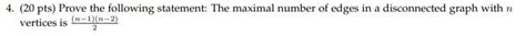 solved 4 20pts prove the following statement the