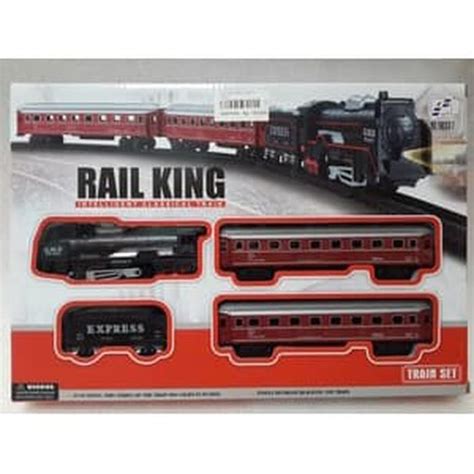 Jual Mainan Kereta Api Rail King Gerbong Merah Shopee Indonesia