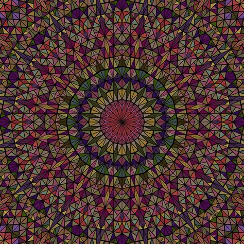 Premium Vector Abstract Colorful Dynamic Round Tiled Mosaic Background Design