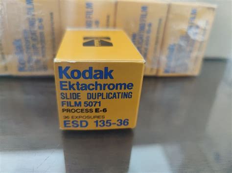Kodak Ektachrome Slide Duplicating Film Expired May 1989 Unopen New