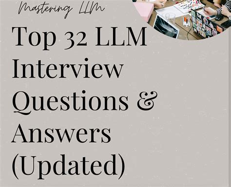 Llm Interview Questions Large Language Models Top Interview Questions And Answers By