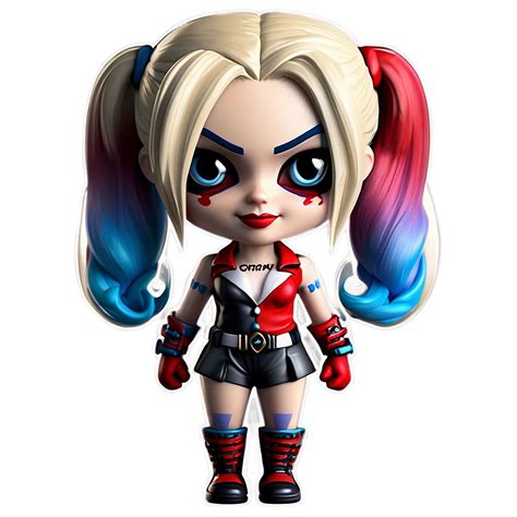Download Harley Quinn Chibi Version Png 16