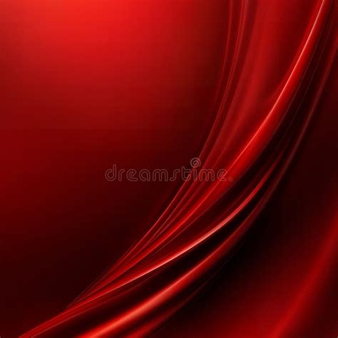 Abstract Red Swirling Background Design Elegant Smooth Curves Wallpaper Stock Illustration