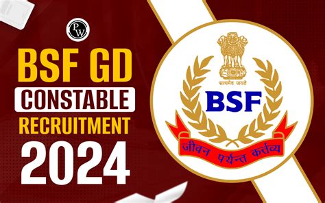 BSF GD Constable Recruitment 2024 Out Apply For 6174 Posts