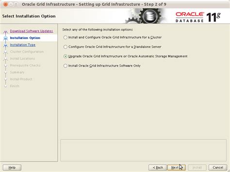 asm how to upgrade asm 10gr2 to 11gr2