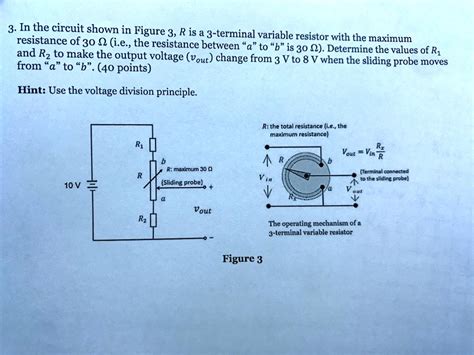 3 In The Circuit Shown In Figure 3 R Is A 3 Terminal Variable