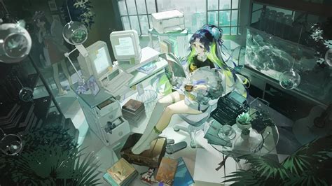 7k少女动漫壁纸｜奇幻实验室背景图片 精美「哲风壁纸」