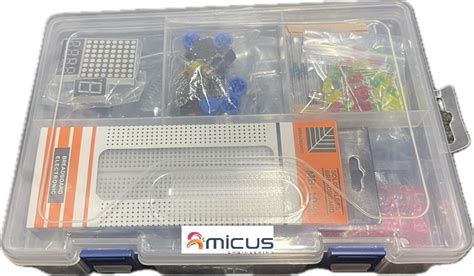 Arduino Starter Kit For Beginner With Uno Smd Amicus Engineering