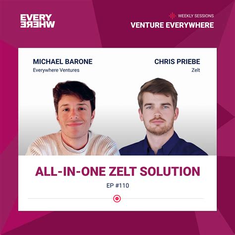 All In One Zelt Solution Chris Priebe With Michael Barone