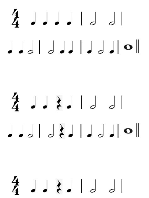 Note Reading Exercises 1 Pdf