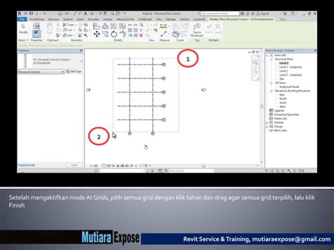 Kursus Revit Structure Dasar Membuat Pondasi Kolom And Balok Pptx