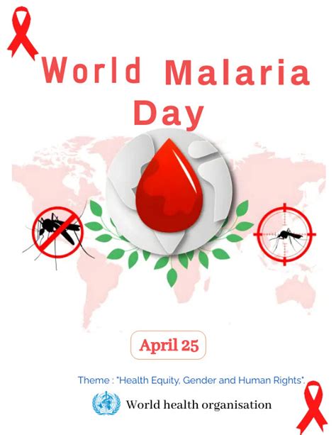 World Malaria Day Flyer Template Postermywall