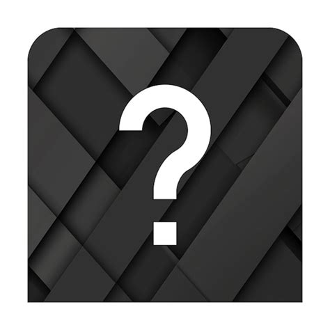 Premium Photo Image Icons Question Square Black Rectangle Background