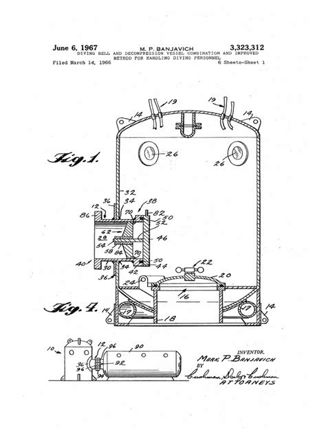 Patent For Diving Bell Pdf Underwater Diving Pipe Fluid Conveyance