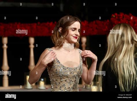 British Actress Emma Watson Attends A Premiere Event For Her New Movie
