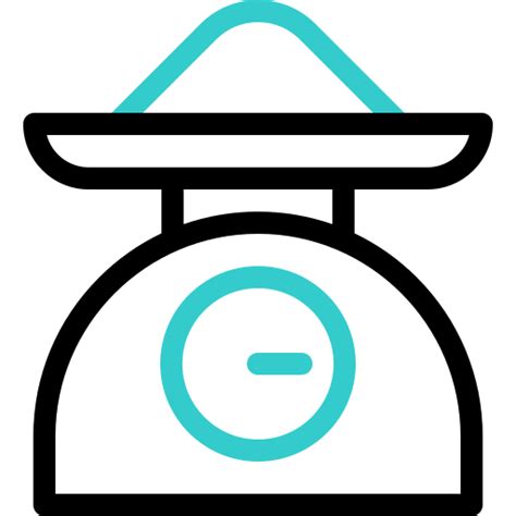 Food Scale Basic Accent Outline Icon Food Scale Basic Accent Outline Icon