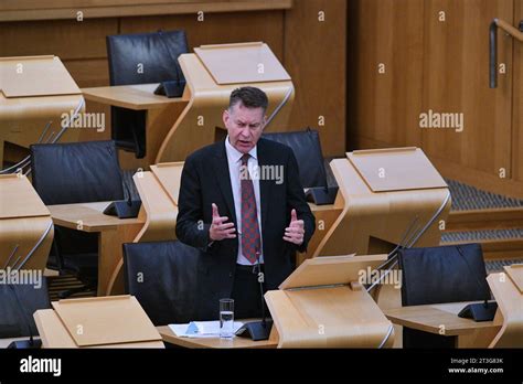 Edinburgh Scotland Uk 25 October 2023 Murdo Fraser Msp At The