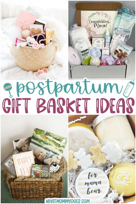 10 Postpartum T Basket Ideas What Mommy Does